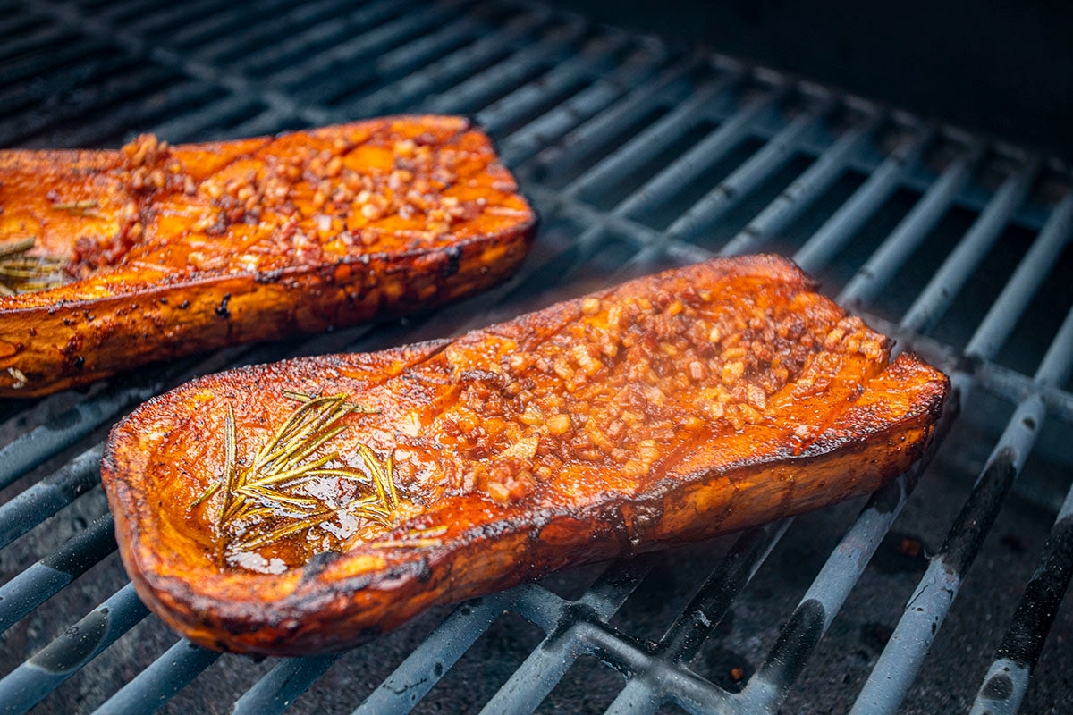 Smoked Butternut Squash with Bacon – Louisiana Grills